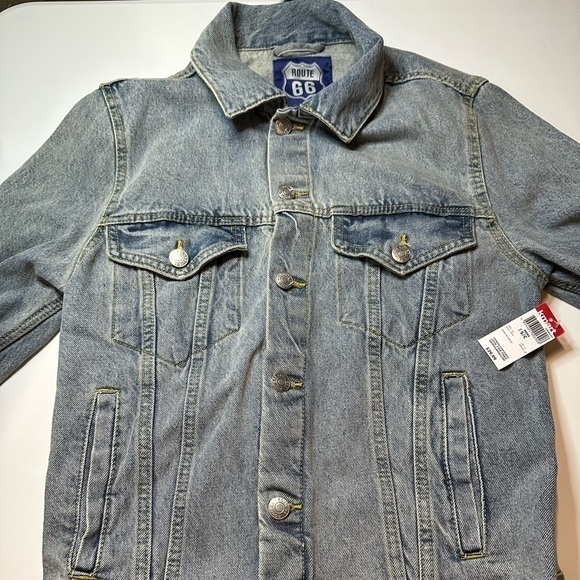 Route 66 | Jackets & Coats | Vintage Route 66 Denim Blue Jacket Mens ...